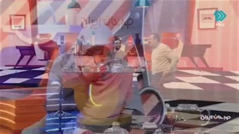 خنده مجری زن معروف صداوسیما به سبیل‌‌های مجری مرد نماشا