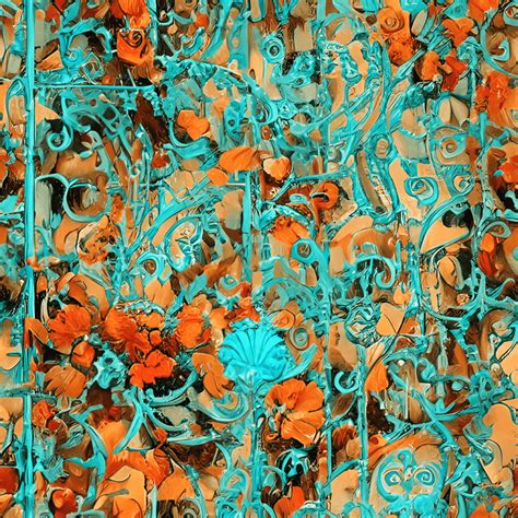 Turquoise Antique Arched Window Pane Background Rich Pastel Color