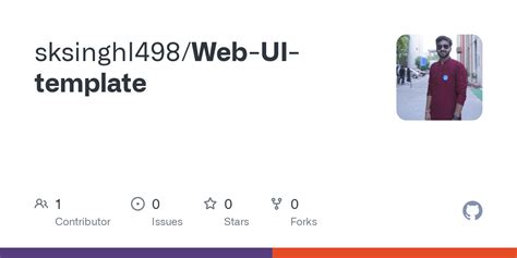 Github Sksinghl498web Ui Template