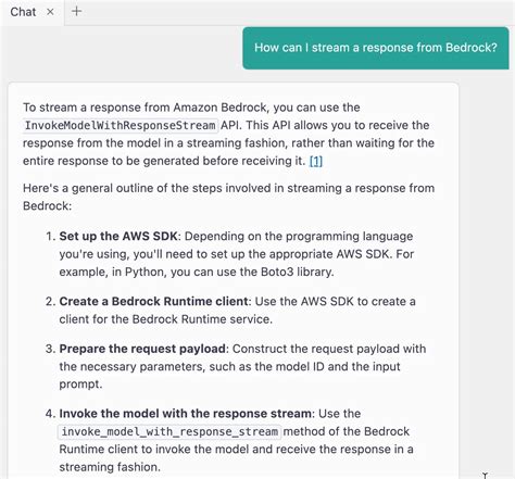 Stream Amazon Bedrock Responses For A More Responsive UI