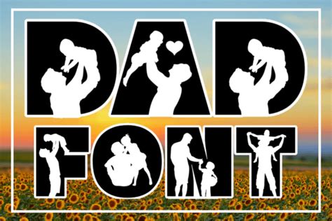 Dad Font By Kalilaart Creative Fabrica