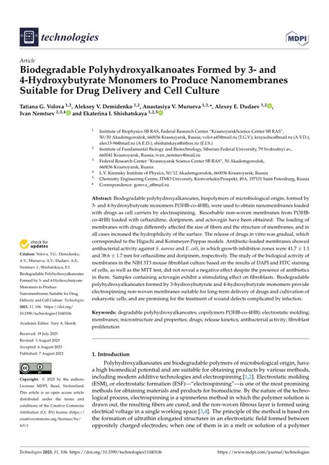 Pdf Biodegradable Polyhydroxyalkanoates Formed By 3 And 4 Hydroxybutyrate Monomers To Produce
