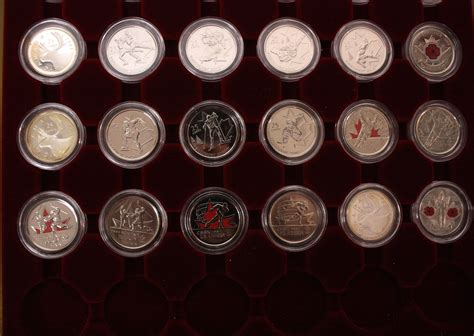 Complete Collections 25 Cent Coin Complete Collection From 2005 To