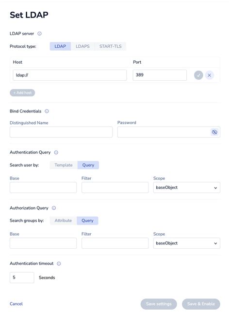 Enable Role Based Ldap Docs