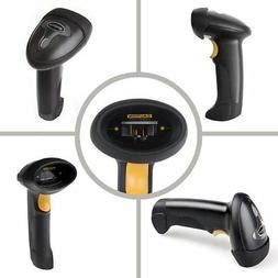Handheld Barcode Scanner Wireless Automatic Reader USB Rechargeable