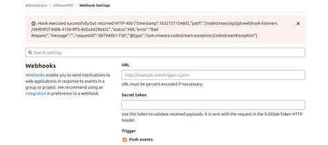 facing vra 8 3 codestream error while integrating gitlab r vmware