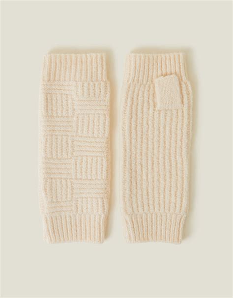 Knitted Cut Off Gloves Gloves Accessorize Uk