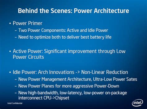 Intel Details Th Generation Haswell Low Power Architecture