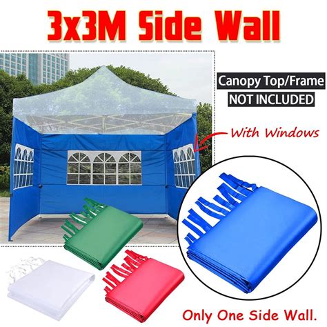 Diluopel Canopy Tent Side Wall Carport Garage Big Tarp Enclosure