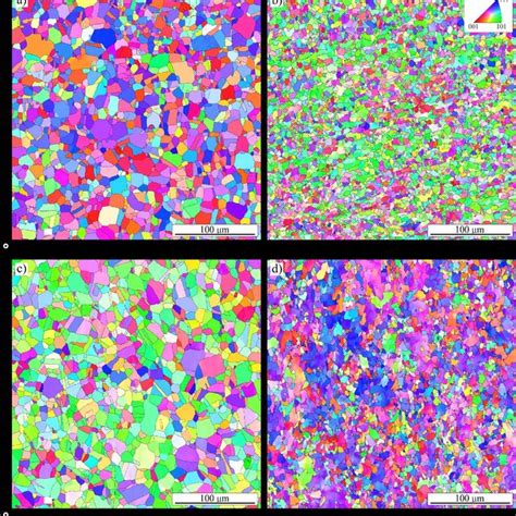 The Ebsd Ipf Orientation Maps Show The Microstructure Of Austenitic A Download Scientific