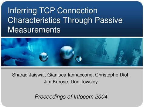 Ppt Inferring Tcp Connection Characteristics Through Passive