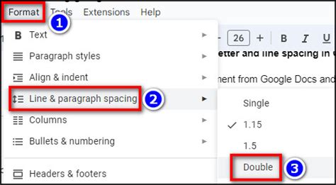 Guide Change Letter Line Spacing In Google Docs