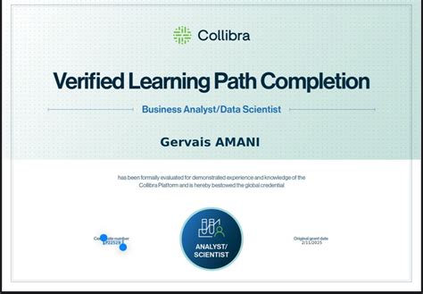 Datascience Businessanalysis Collibra Datagovernance