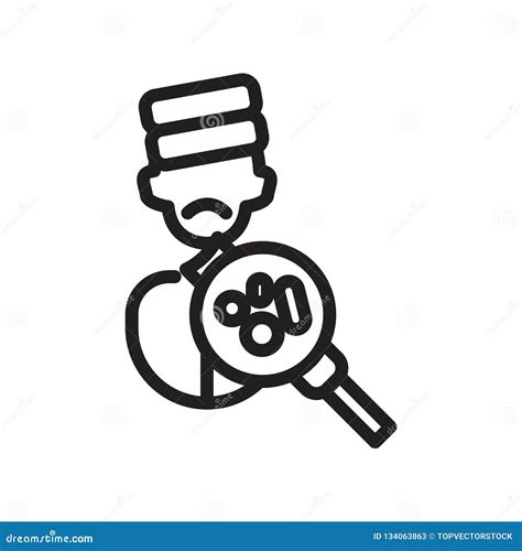 Sickness Icon Vector Isolated On White Background Sickness Sign Line Symbol Or Linear Element