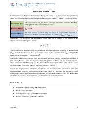 Newtons Laws Lab Department Of Physics Astronomy Undergraduate Labs Forces And Newtons Laws