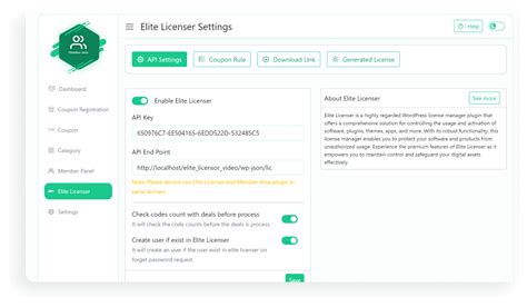 1 Member Area Elite Licenser
