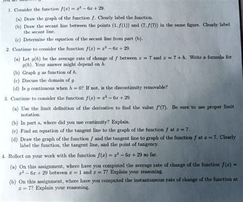 Solved Consider The Function Fc âˆšr Draw The Graph Of The
