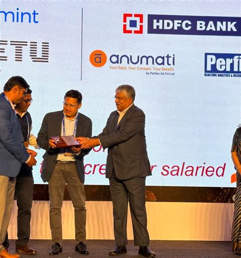 Awardrecognition Digitalinnovation Teamwork Collaboration Hdfcbank Perfios Anumati