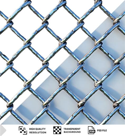 Premium PSD Awesome Seeing Through A Chain Link Fence Wall Divider