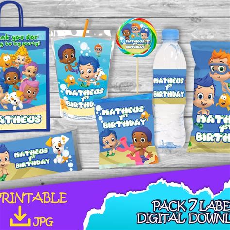 Bubble Guppies Etsy