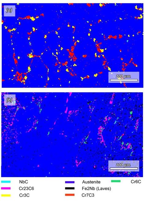 Ebsd Phase Color Map Of A Alloy A And B Alloy X Download Scientific