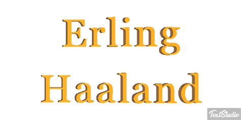 Erling Haaland Celebrity Animated  Logo Designs