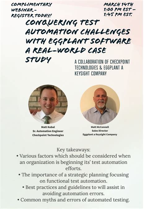 Checkpoint Technologies On Linkedin Join Us On March 14th At 1pm Est For A Complimentary