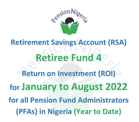 Olatubosun Omoniyi On Linkedin Rsa Fund 4 Return On Investment Roi