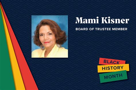 Pba Celebrates Black History Month Honoring Mami Kisner Pba Board Member Pba • Palm Beach
