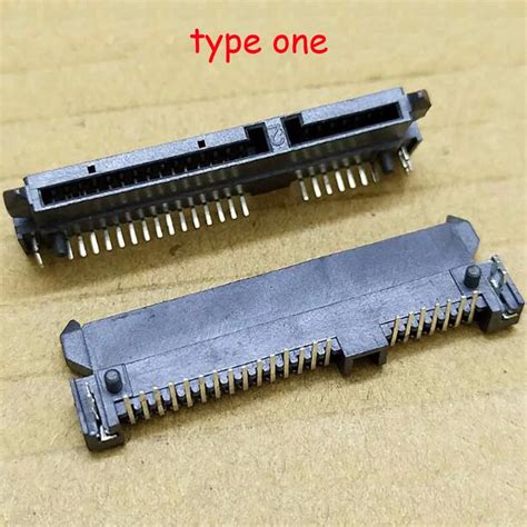 10pcs sata hard drive interface socket 7 15p female socket 90 degree