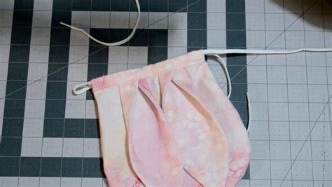 Tutorial Cute Bunny Drawstring Pouch Fabricated Closet