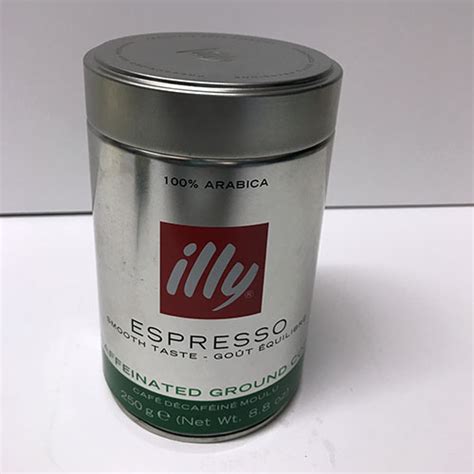 Illy Decaffeinated Coffee 88oz Can Teitel Brothers