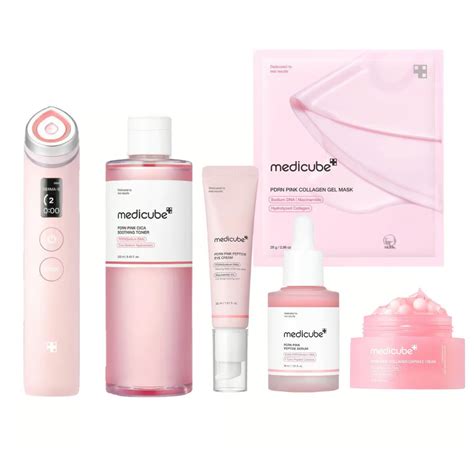 Medicube Pdrn Peptide Booster Pro Pink Set Official Kbeauty