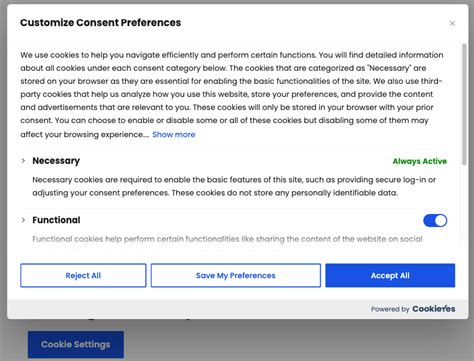 Cookie Notice For Gdpr And Ccpacpra Cookieyes