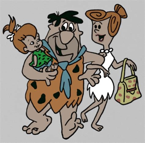 Fred Wilma Pebbles Flintstone The Flintstones By Loonytoony1985 On