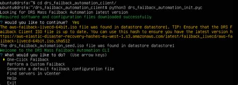 Performing A Failback With The DRS Mass Failback Automation Client AWS Elastic Disaster Recovery