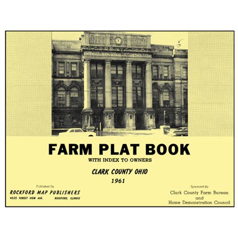 Ohio Clark County Plat Map And Gis Rockford Map Publishers