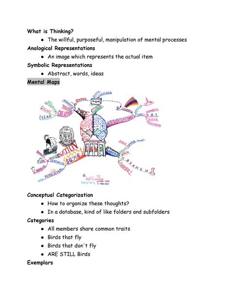 Thinking And Problem Solving What Is Thinking The Willful Purposeful Manipulation Of Mental