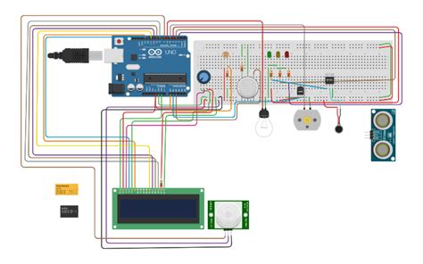 Circuit Design Home Automation Tinkercad