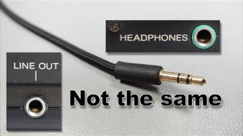 The Difference Between Line Out Headphone Out