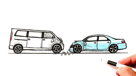 Как нарисовать Аварию Ахадов Эльнур Youtube