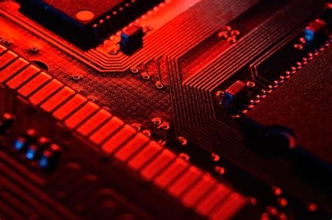 Premium Photo Computer Cpu Processor Chip On Circuit Board Motherboard Background Closeup With