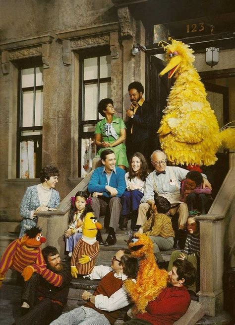 18 Vintage Behind The Scenes Sesame Street Photos