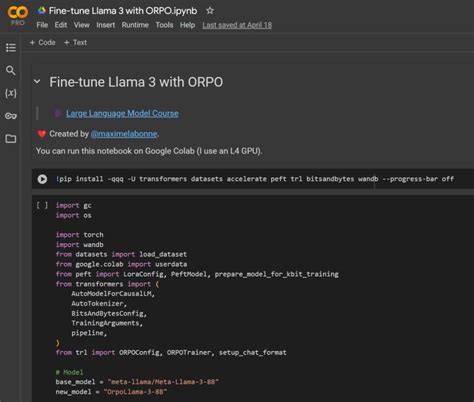 🦙 Fine Tune Llama 3 With Orpo Orpo Introduces A New Fine Tuning Paradigm Where The Supervised