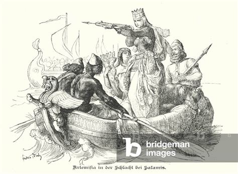 Image Of Artemisia Queen Of Halicarnassus At The Battle Of Salamis