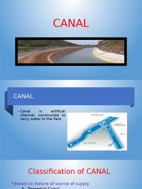 Classification Of Canal Pdf Drainage Basin Canal