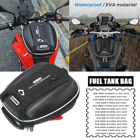 오토바이 방수 레이싱 가방 탱크 백 러기지 백 탱크 락 Bmw F850gs R1250gs S1000xr R 1200 Rt