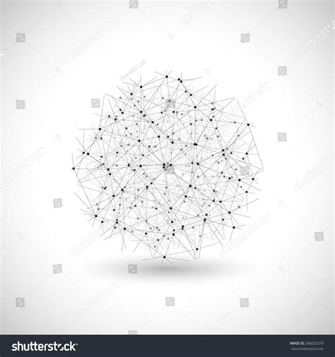 Molecule Structure Gray Background Communication Vector เวกเตอร์สต็อก ปลอดค่าลิขสิทธิ์