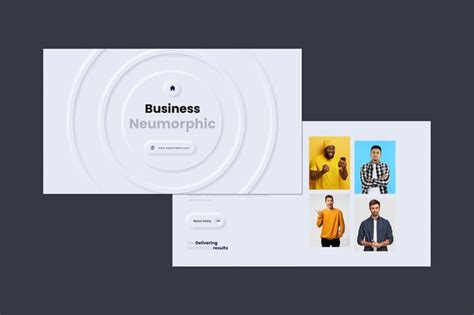 Neumorphic Powerpoint Template Incl Neumorphic And Presentation Envato