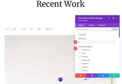 Using A Fullwidth Layout Vs Grid In Divis Filterable Portfolio Module Ask The Egghead Inc